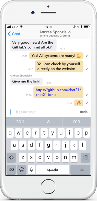 Chat21 SDK demo for iOS - Chat21